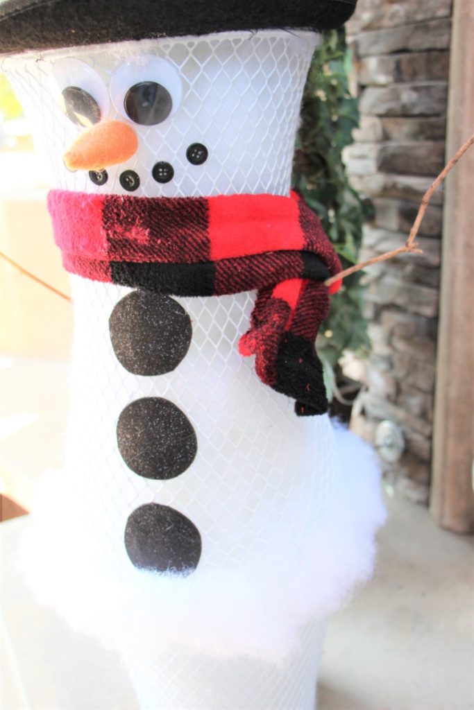 Wire Basket Snowman - Create Make Decorate with Nikki