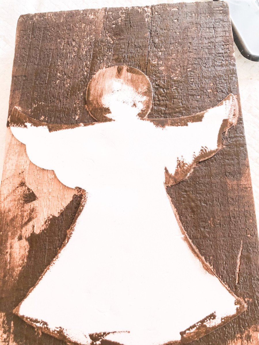 Rustic Wood Angel - Create Make Decorate with Nikki