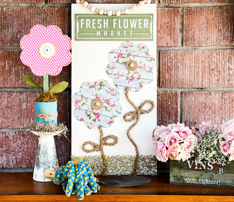 Fresh Flower Market Sign - Create Make Decorate with Nikki