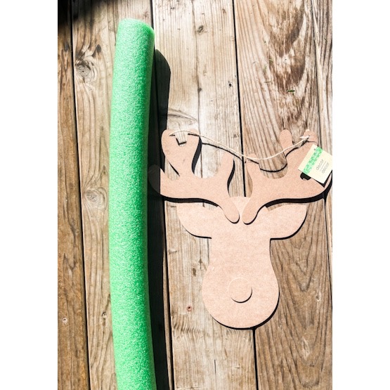 Diy Pool Noodle Reindeer - Create Make Decorate with Nikki
