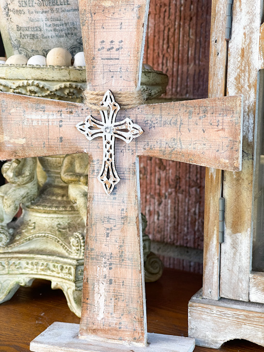 Rustic French Country Style Cross - Create Make Decorate with Nikki