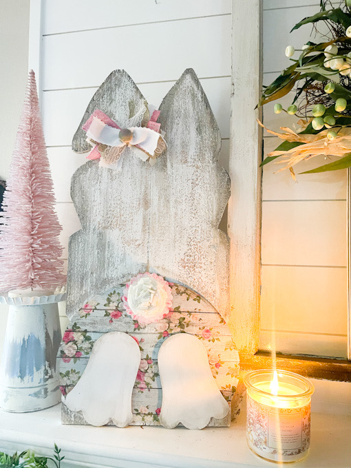 Diy Wood Spring Bunny - Create Make Decorate with Nikki